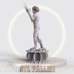 Edward Scissorhands 3D Printable STL File -instant Download - Fast and Easy Google Drive" STL ...