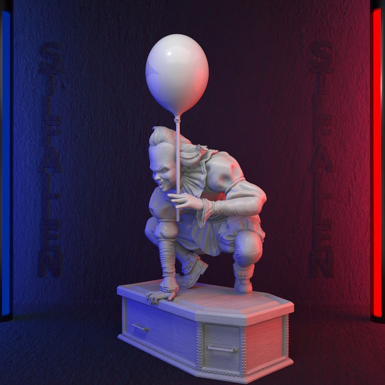 Pennywise 3D Printable STL File -instant Download - Fast and Easy ...