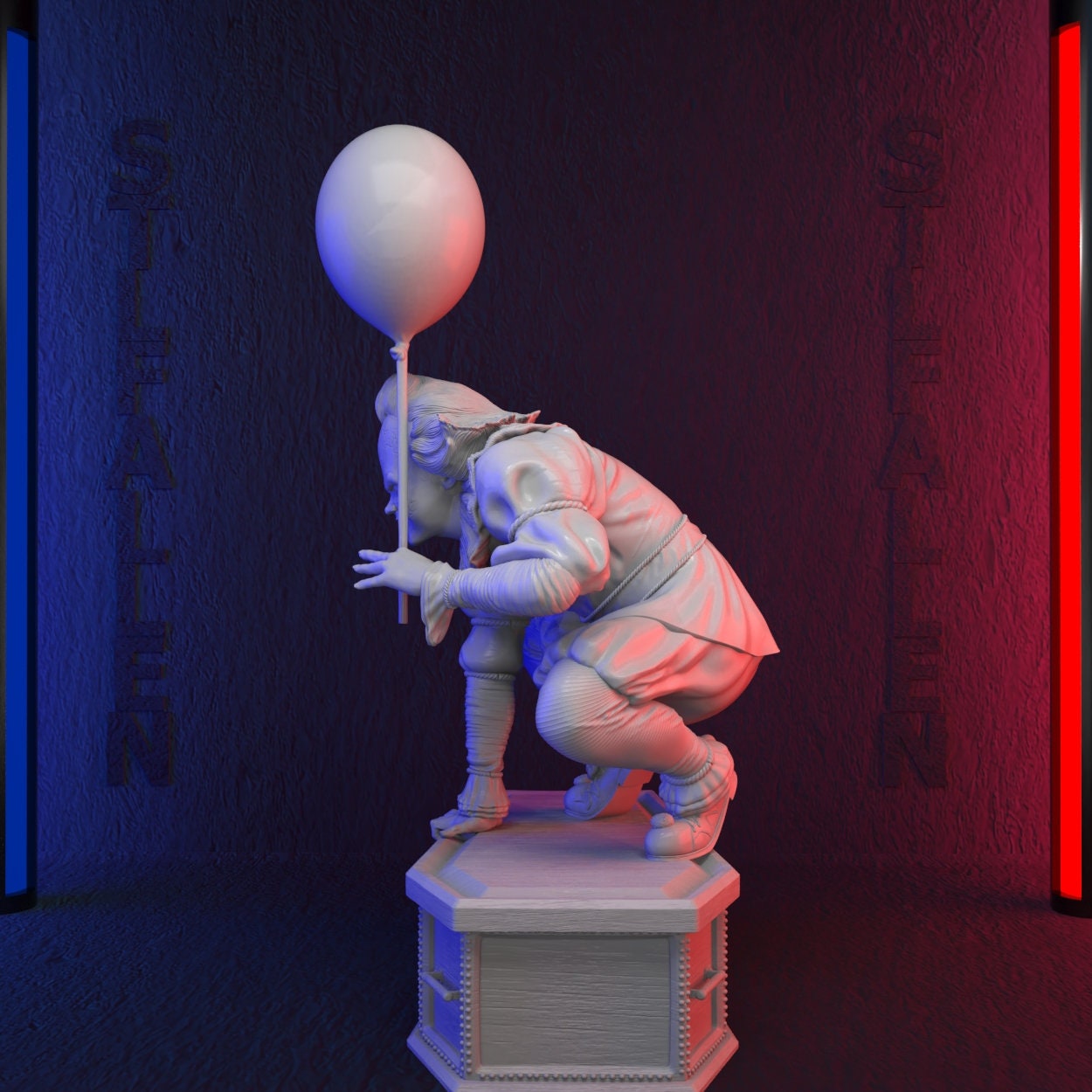 Pennywise 3D Printable STL File -instant Download - Fast and Easy ...