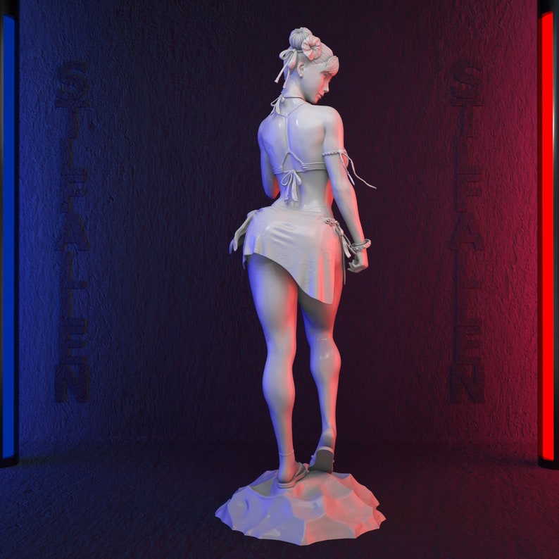 Chun-Li bikini Archivo STL imprimible en 3D Descarga - Etsy México