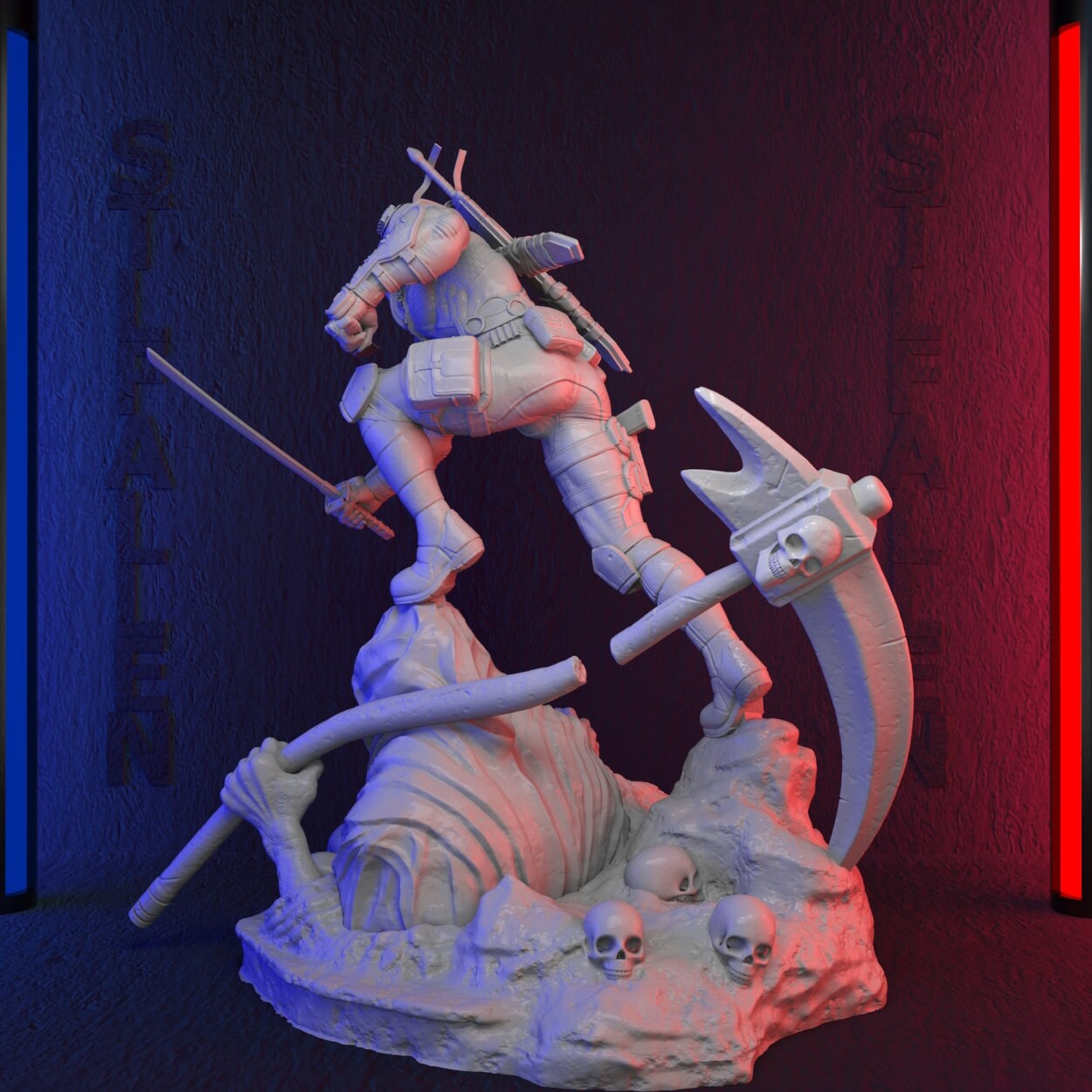 Deathstroke 3D Printable STL File -instant Download - Fast and Easy ...