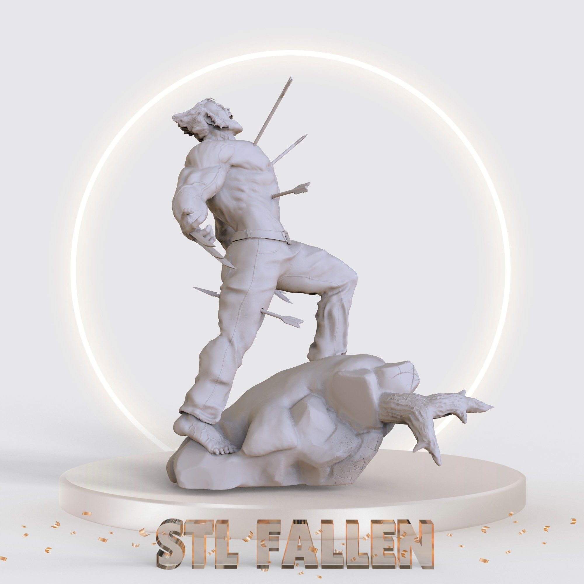 Wolverine Statue 3D Printable STL File instant Download - Etsy