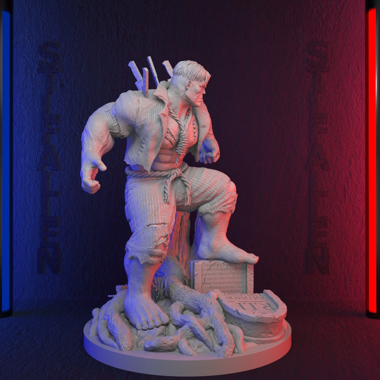 Solomon Grundy 3D Printable STL File -instant Download - Fast and Easy ...