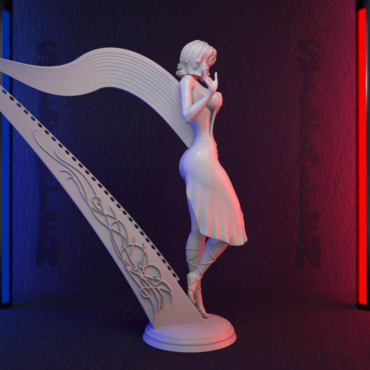 Golden Harp 3D Printable STL File instant Download Fast and Easy Google ...
