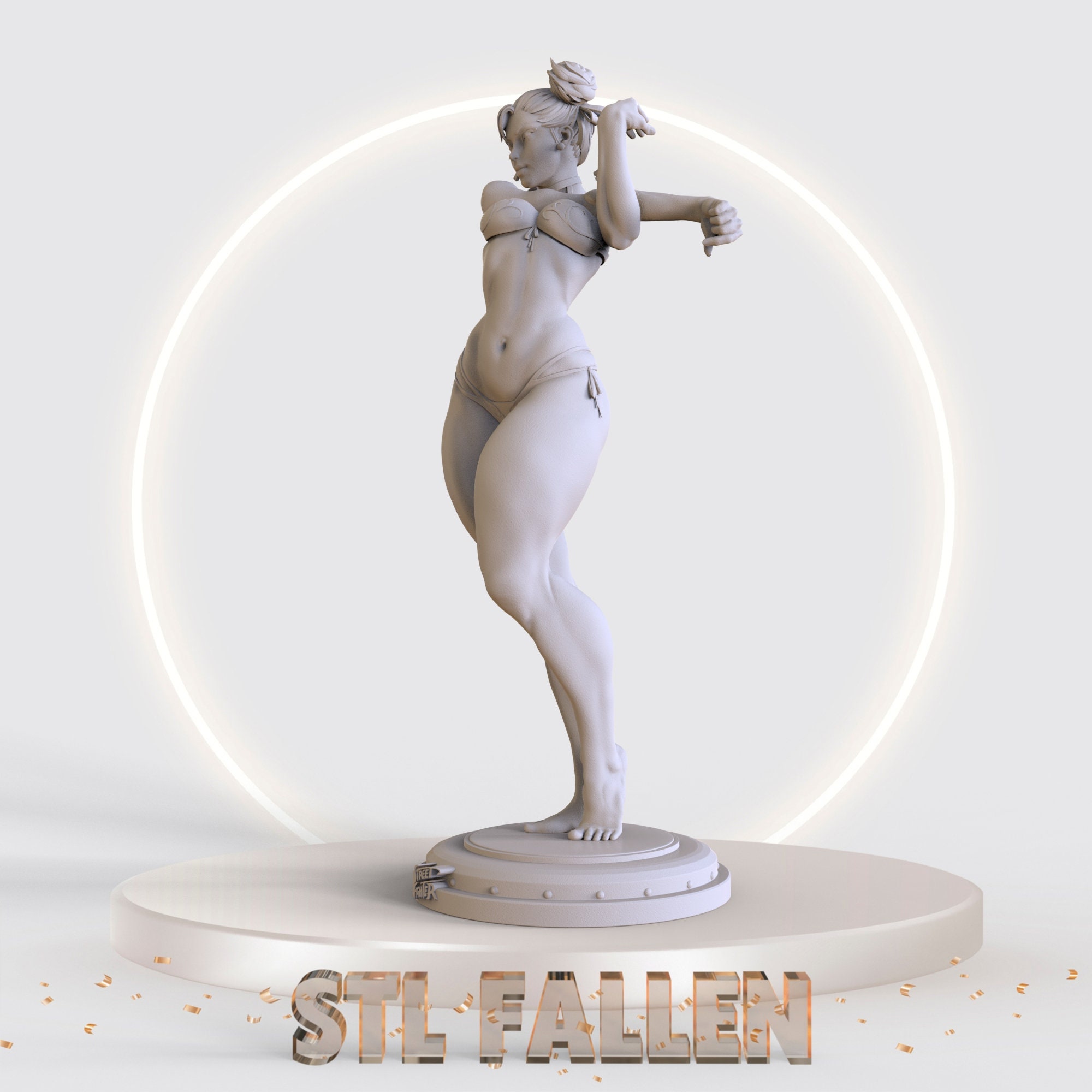 Chun-li Street Fighter 3D Printable STL File instant Download - Etsy Australia