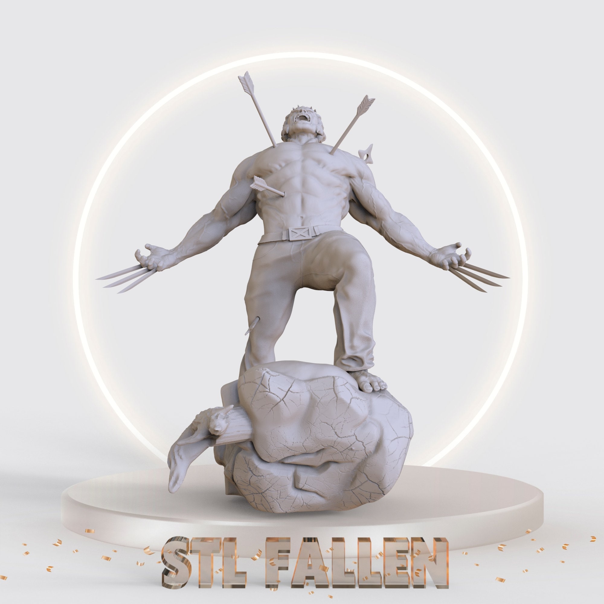 Wolverine Statue 3D Printable STL File instant Download - Etsy