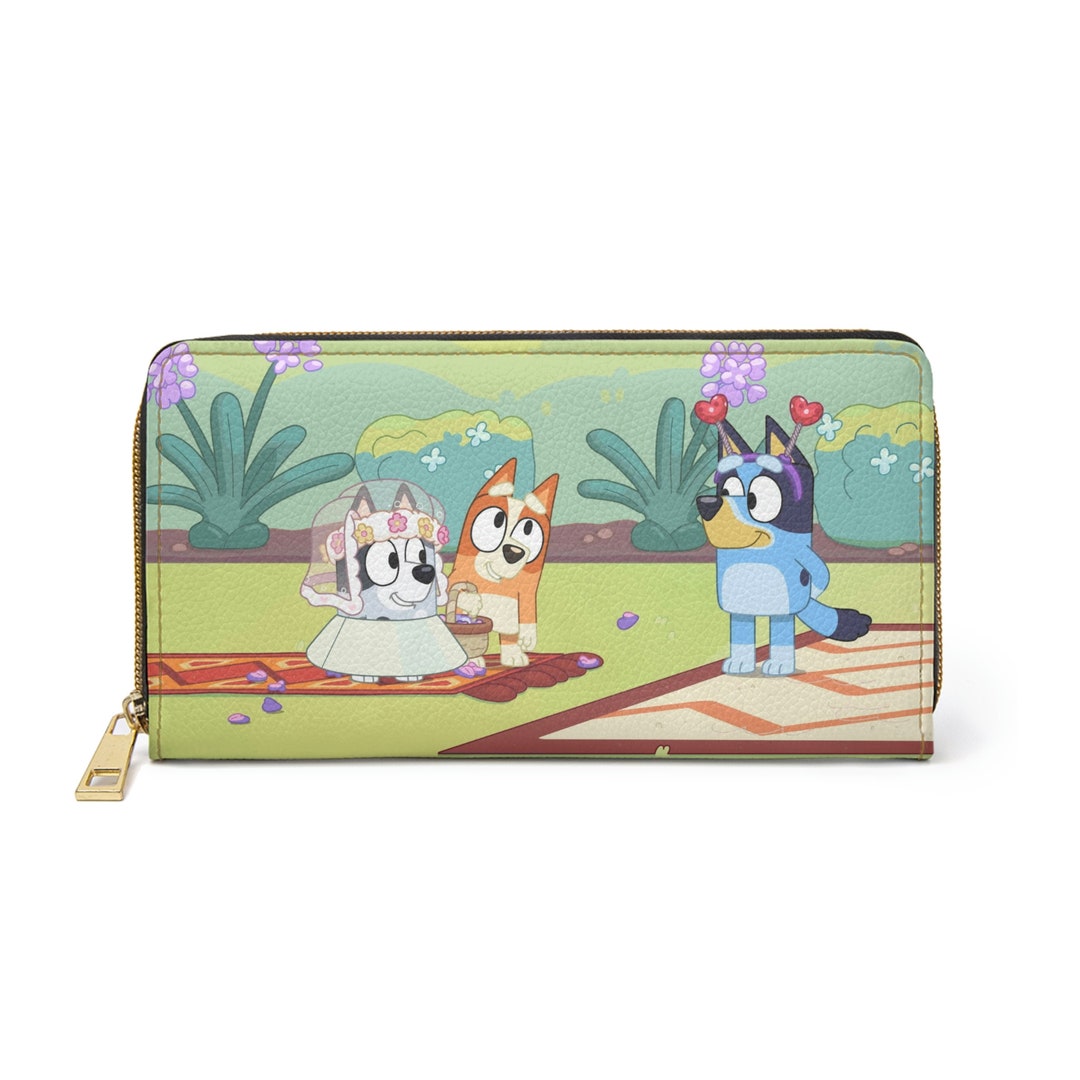BLUEY Zipper Wallet - Etsy