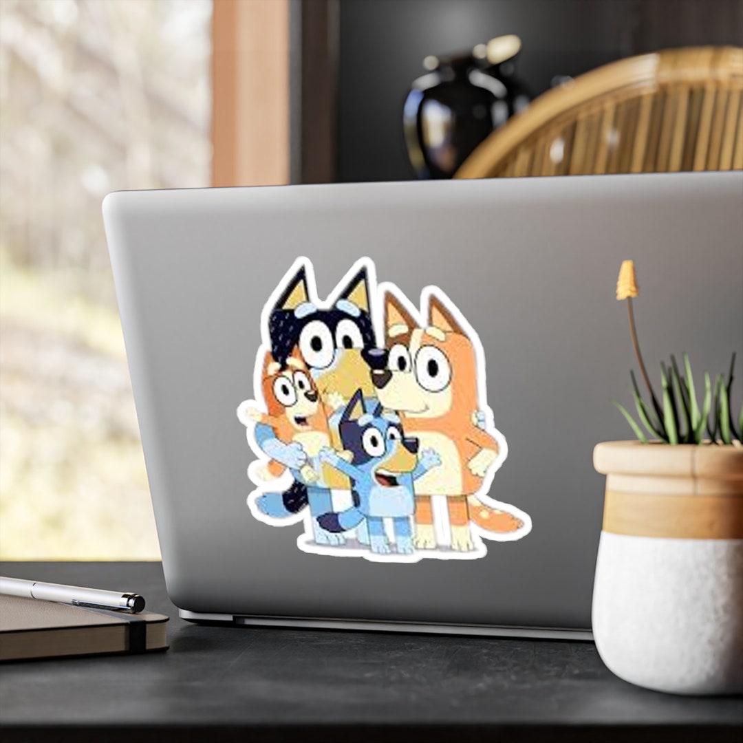 Pegatinas inspiradas en perros azules pegatinas de vinilo impermeables ...