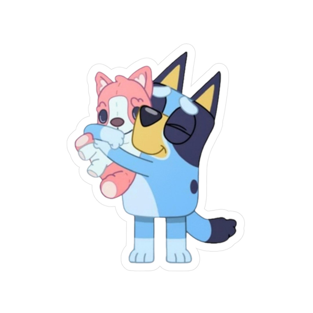 Bluey Bluey Stickers Vinyl Stickers Kiss Cut - Etsy UK