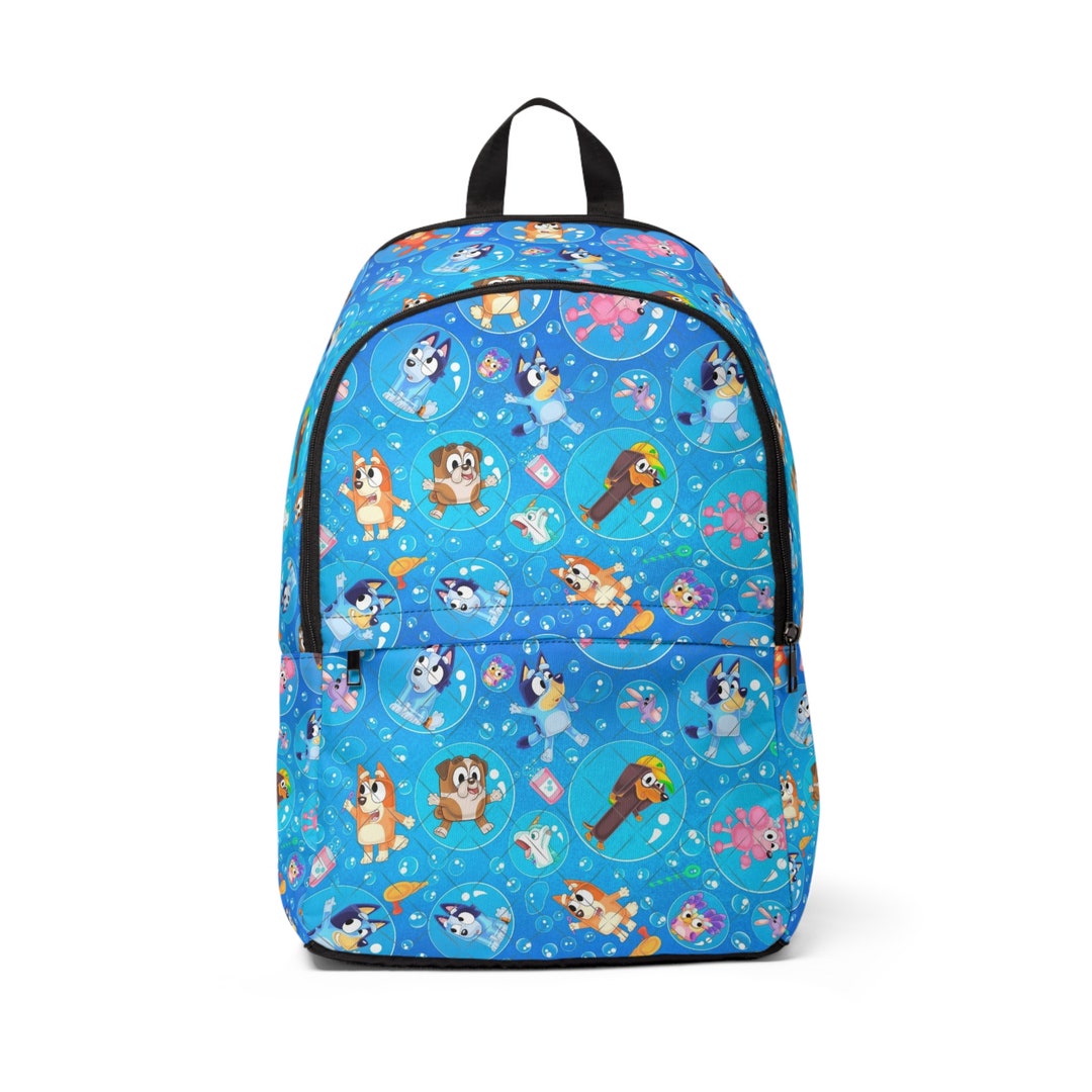 Bluey Inspired School Bag Bluey Inspired Nappy Bag Bluey Kids ...