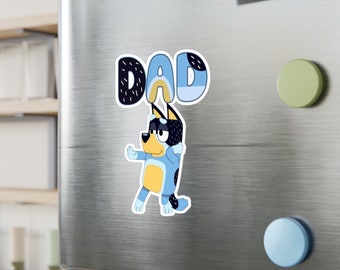 Blue Dog Inspired Stickers Waterproof Vinyl Stickers /custom Stickers ...