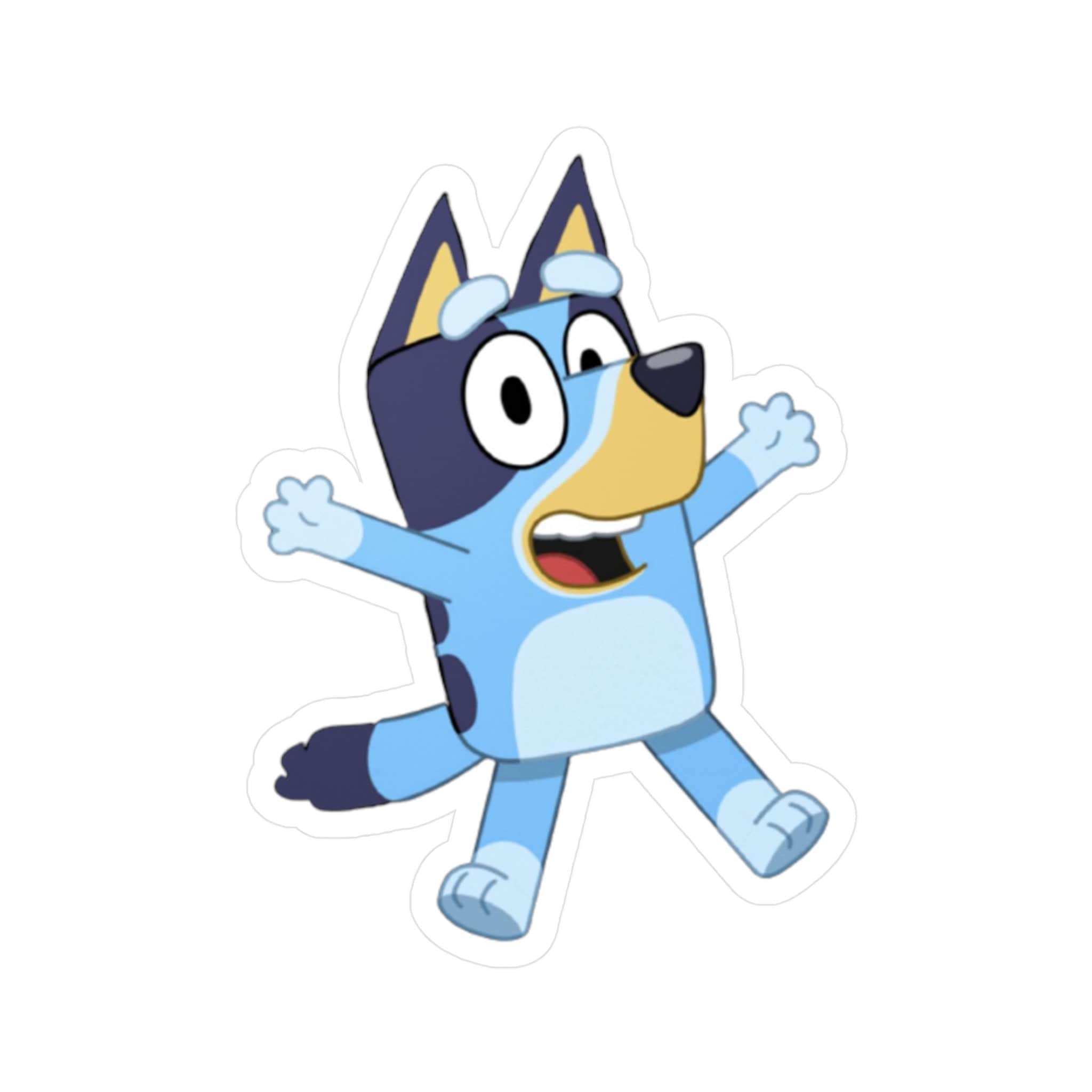 Bluey Bluey Stickers Vinyl Stickers Kiss Cut - Etsy Australia