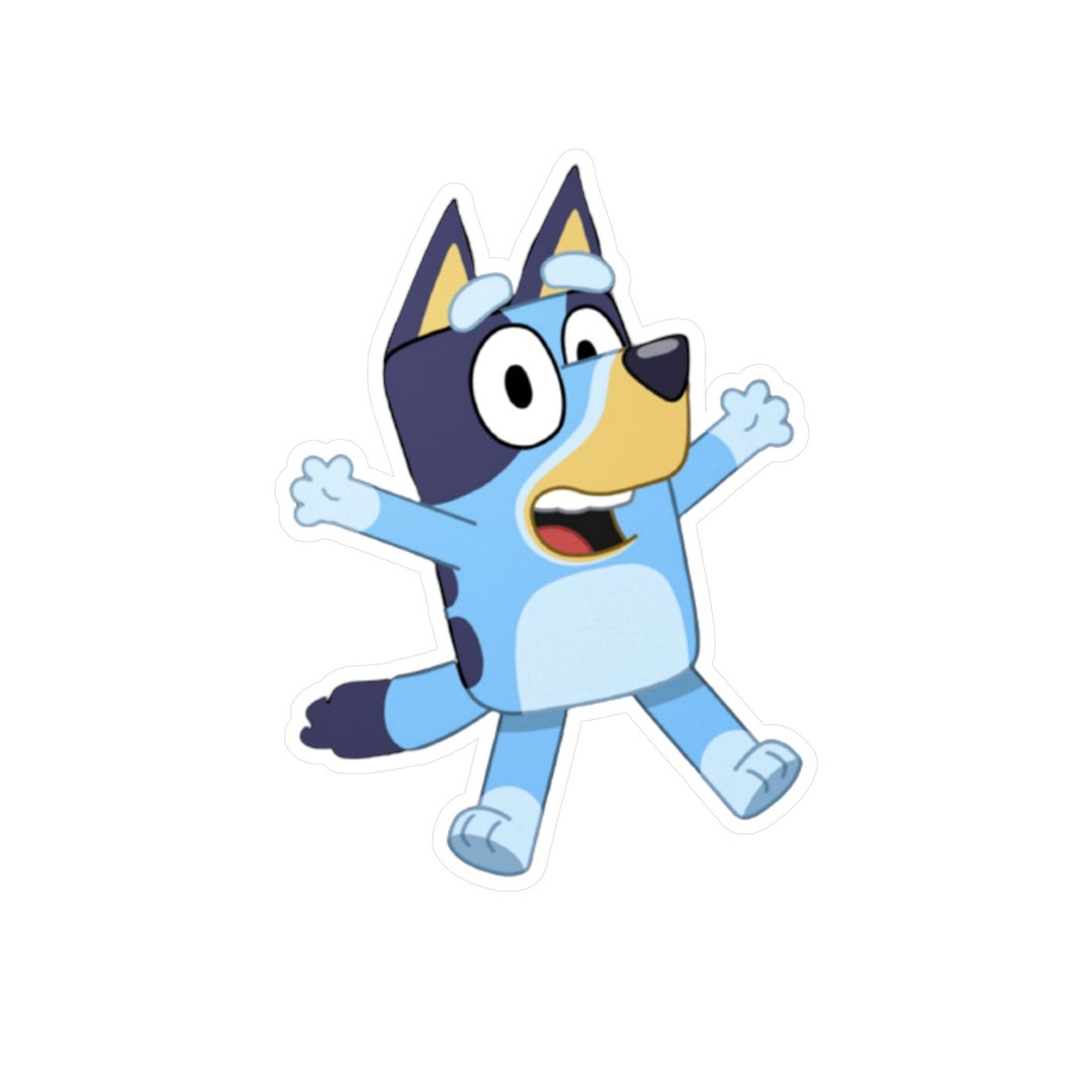 Bluey Bluey Stickers Vinyl Stickers Kiss Cut Waterproof Stickers Custom ...