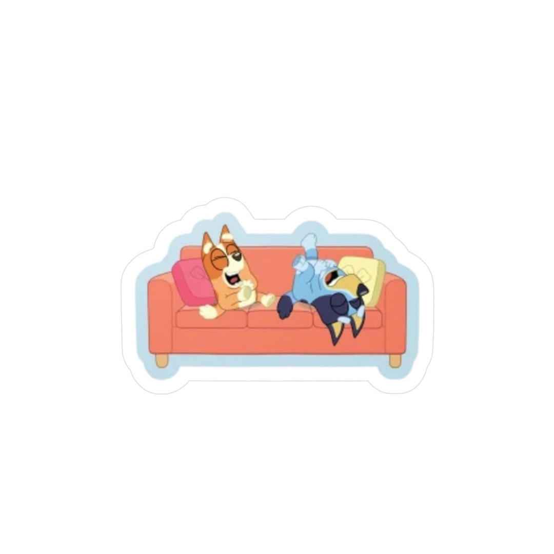 Bluey Inspired Stickers Vinyl Stickers Kiss Cut Waterproof Stickers ...