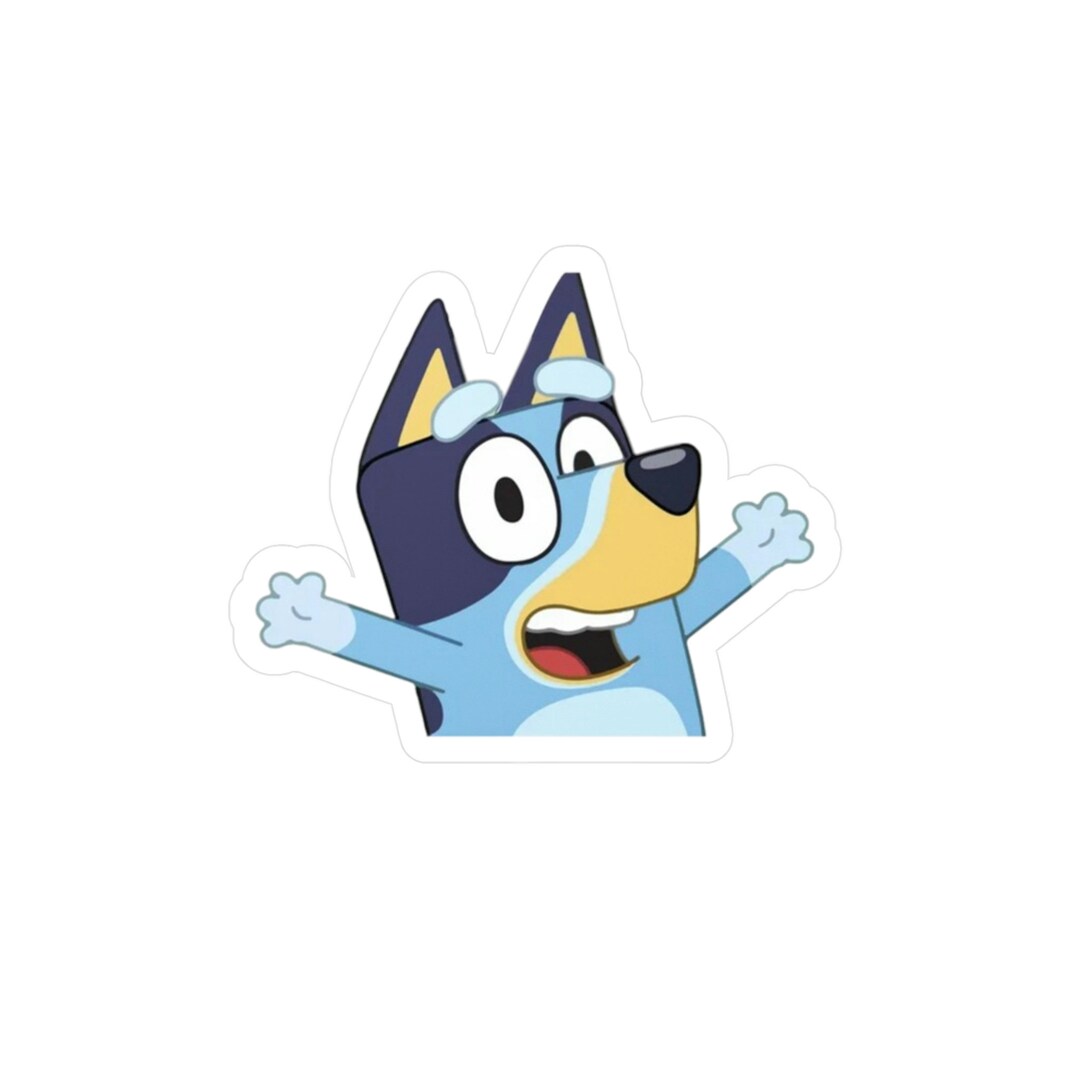 BLUEY Kiss-cut Vinyl Decals - Etsy