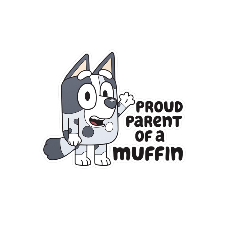 Bluey Inspired Stickers Vinyl Stickers Kiss Cut Waterproof Stickers