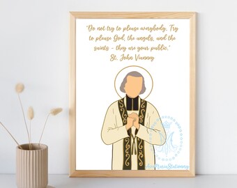 Printable St. Joseph Catholic Art Print Digital Download 4x6, 5x7, 8 ...