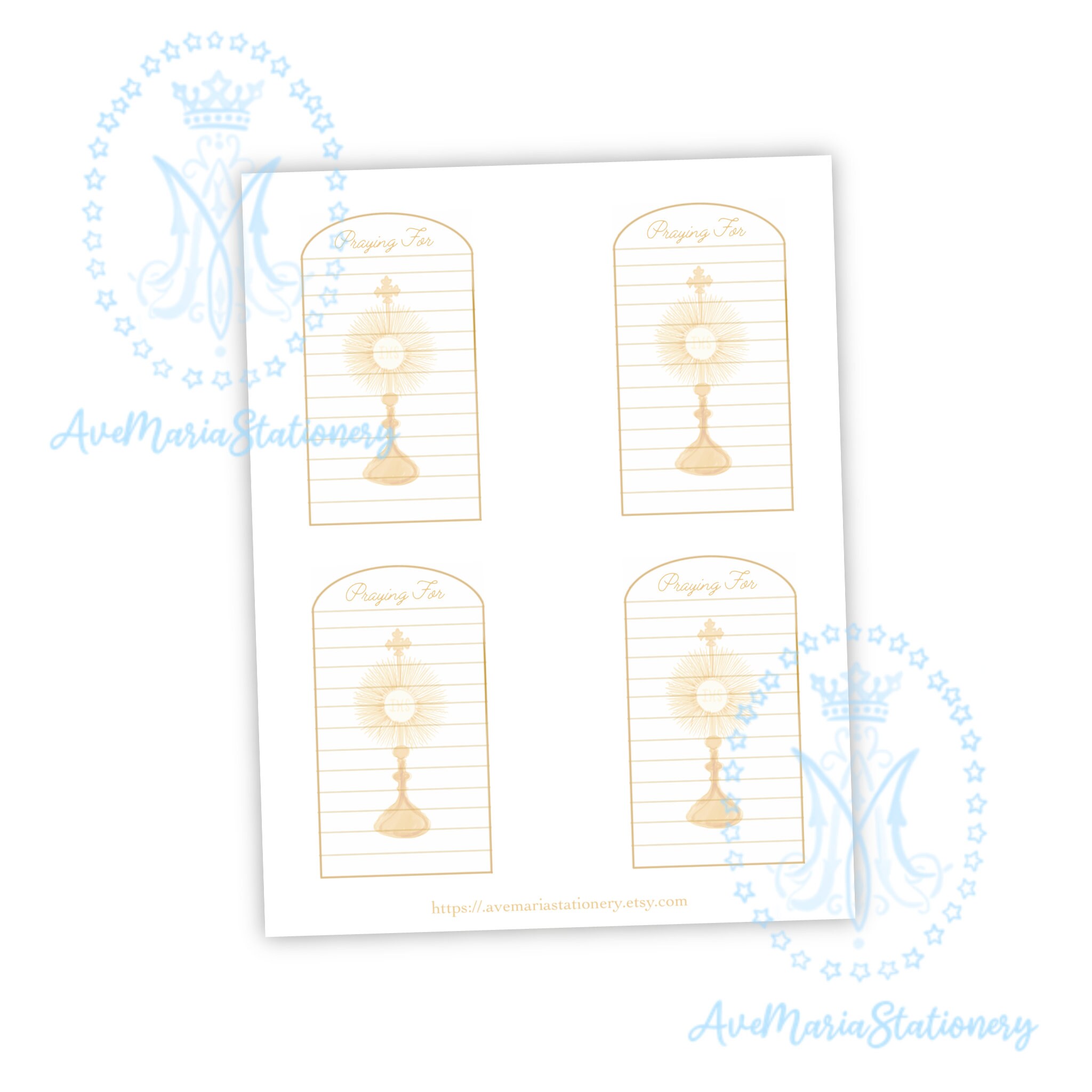 Catholic Prayer Tracker DIGITAL DOWNLOAD - Etsy