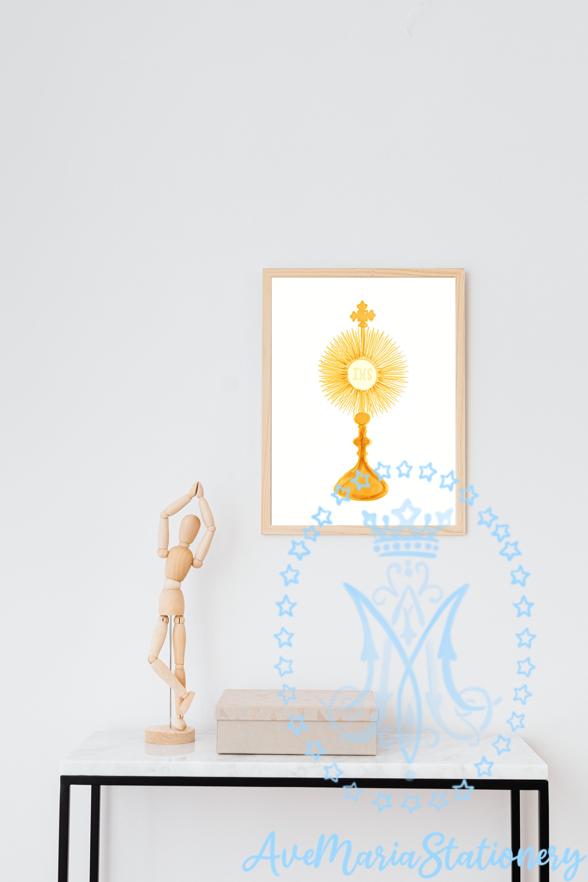 Catholic Monstrance Wall Art Print - DIGITAL DOWNLOAD (4x6, 5x7, 8.5x11 ...