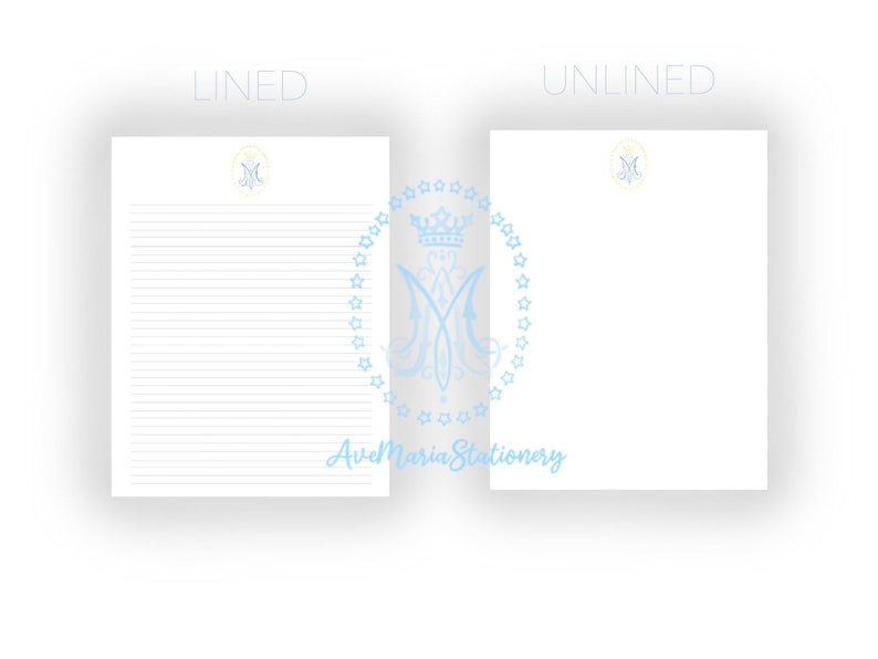 DIGITAL DOWNLOAD Marian Symbol Printable Letter Paper 8.5x11 - Etsy
