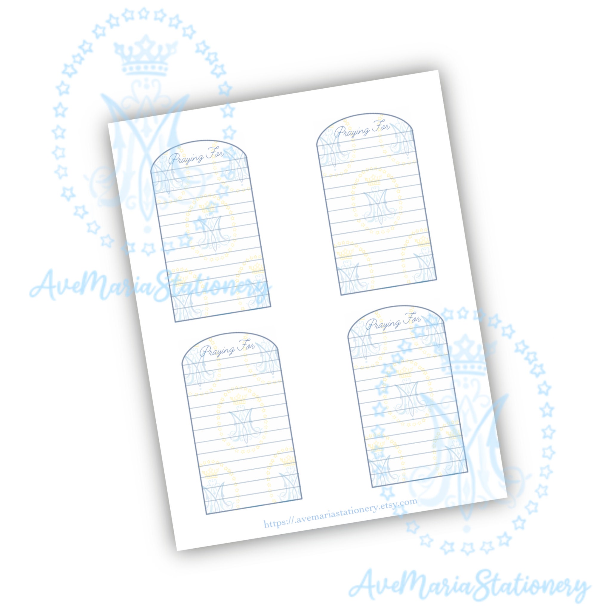 Catholic Prayer Tracker DIGITAL DOWNLOAD - Etsy