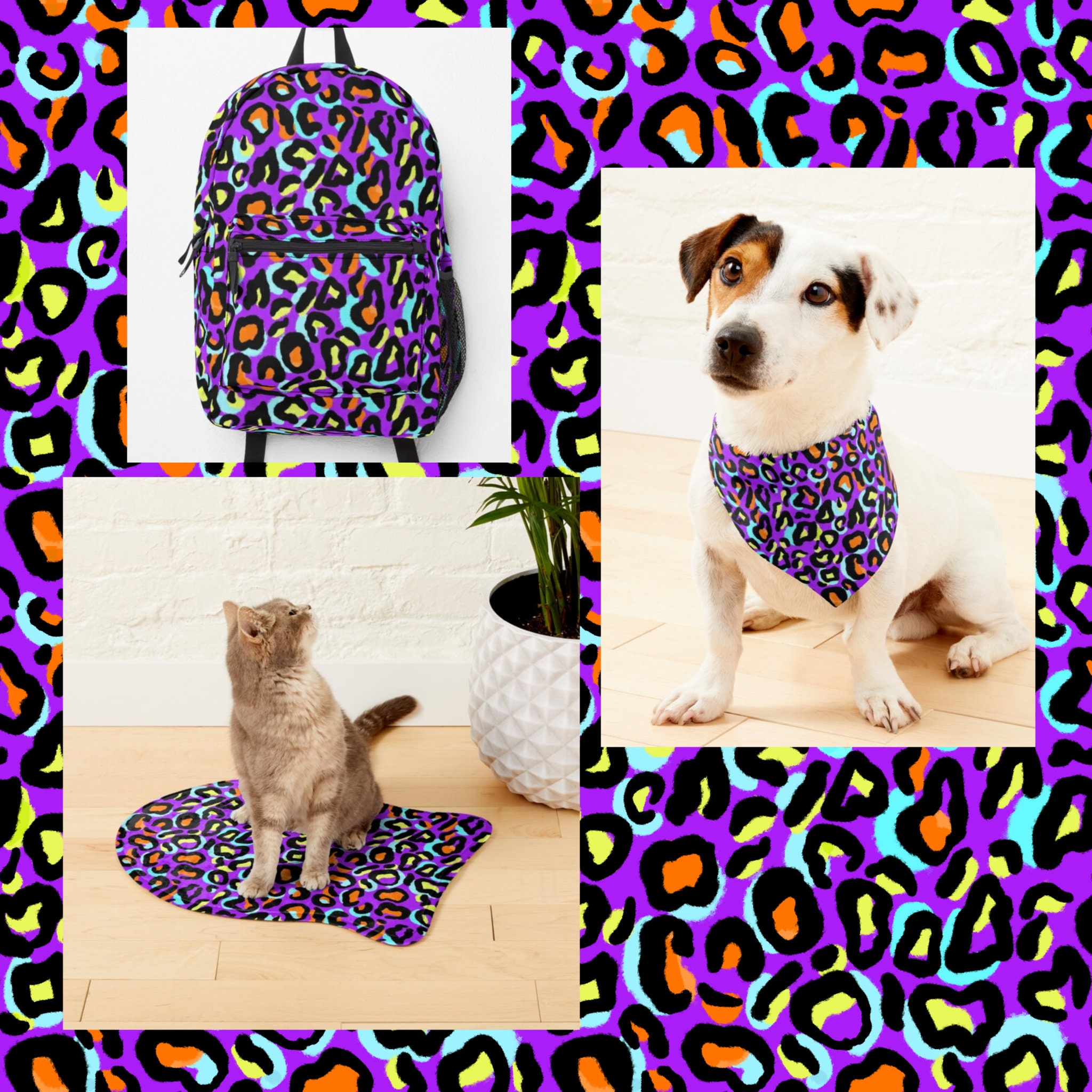 Fun Wildcat Seamless Repeat Pattern, Fun Wildcat Seamless File, Digital ...