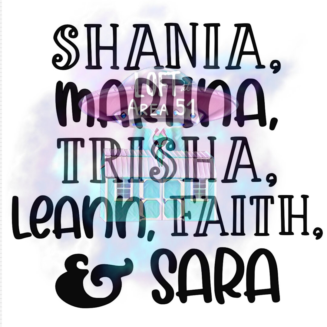 Shania Martina Trisha Leann Faith and Sara Country Music SVG for Cricut ...