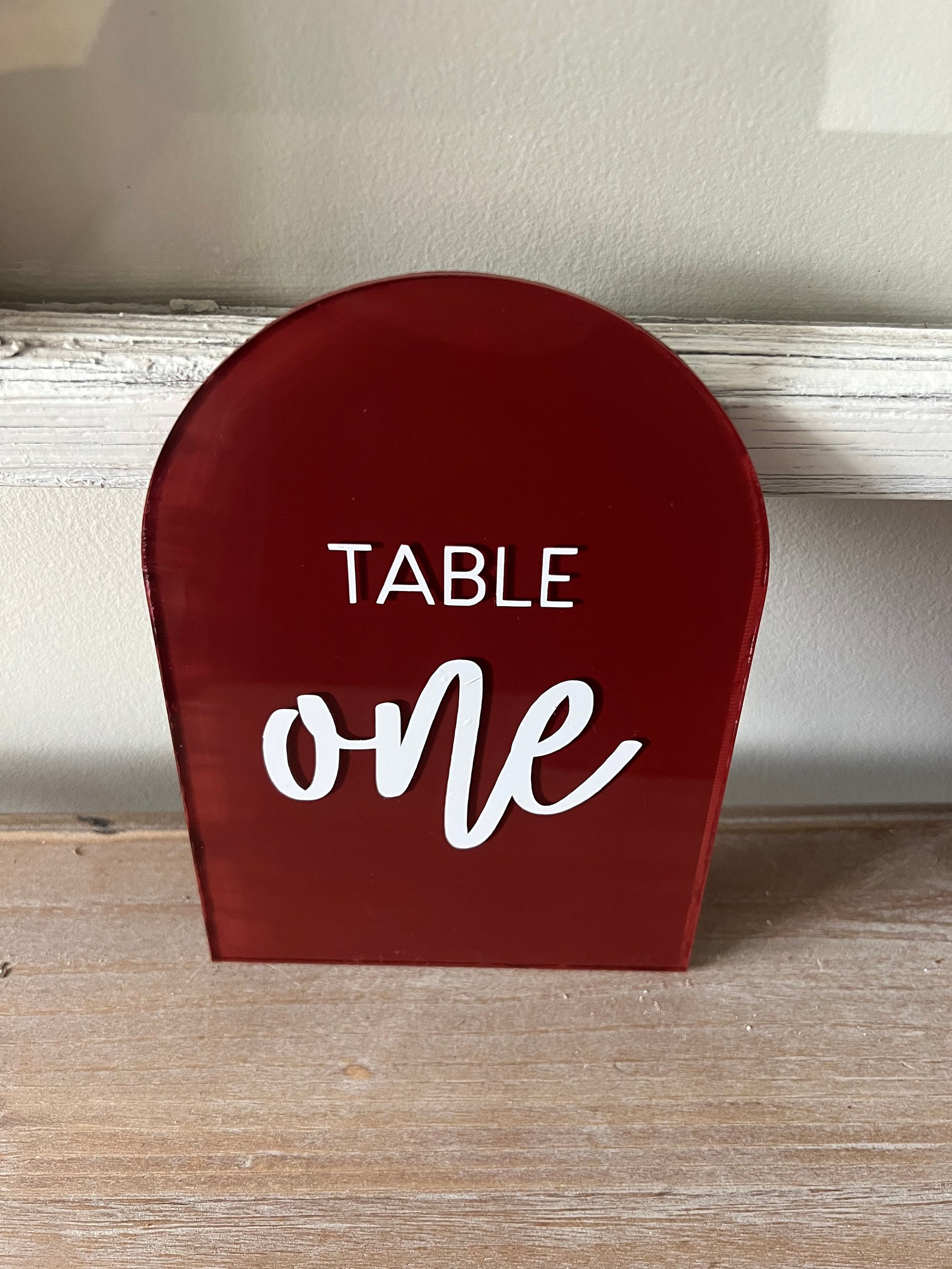 Acrylic Table Numbers | Arch Table Numbers | Wedding Table Numbers ...