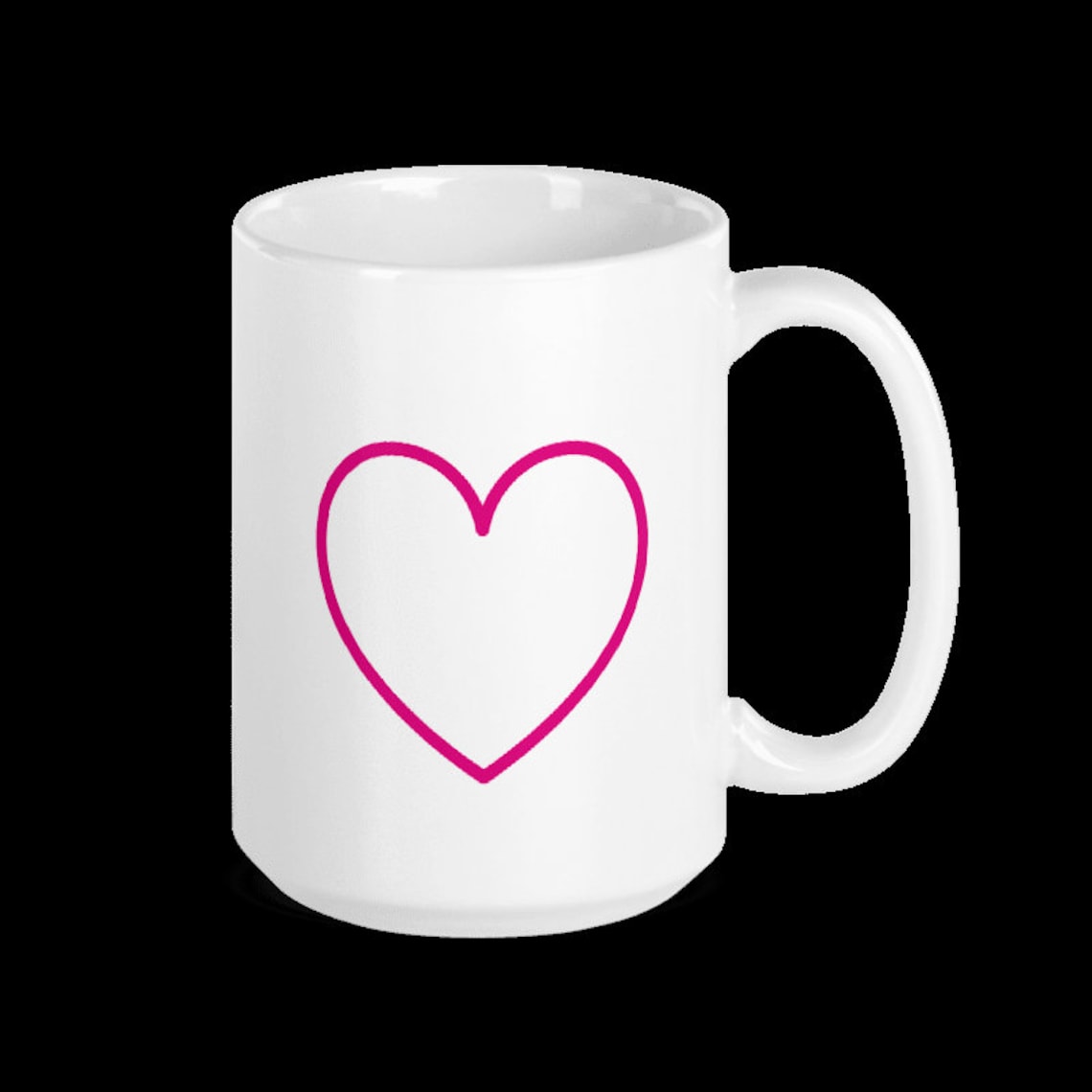 Valentines Day Ceramic Mug Heart Coffee Mug Love Mugs Valentines