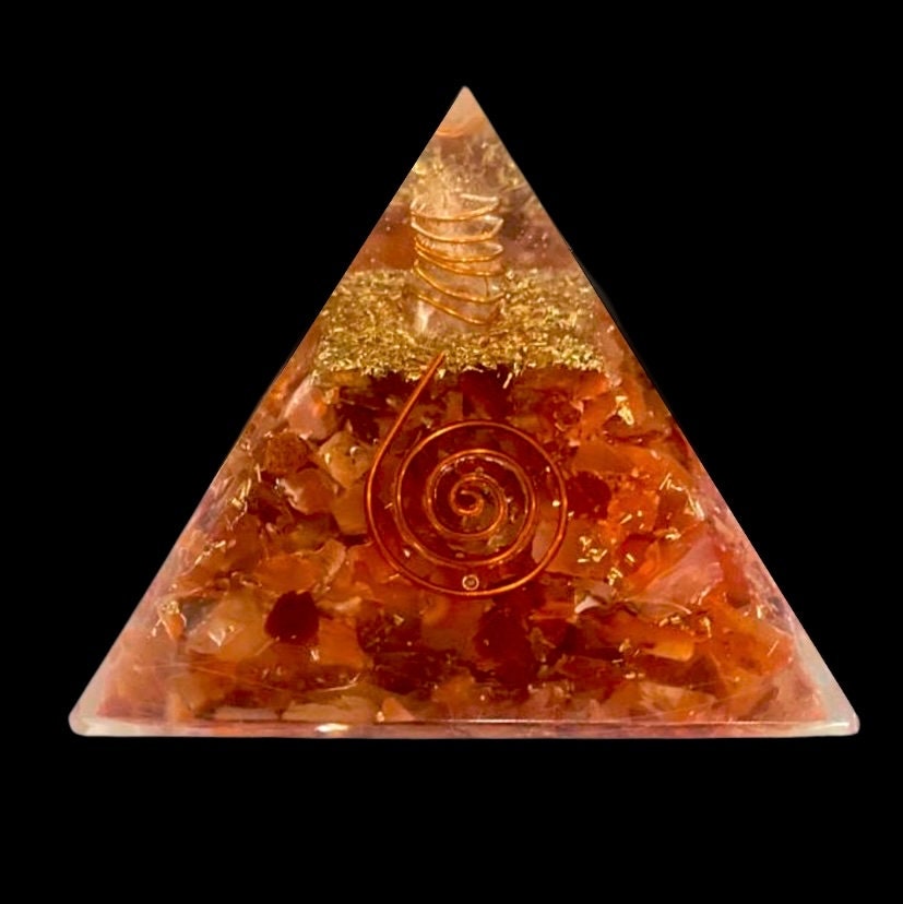 Red Jasper Crystal Pyramids | Orgone Energy | Open Chakras for ...