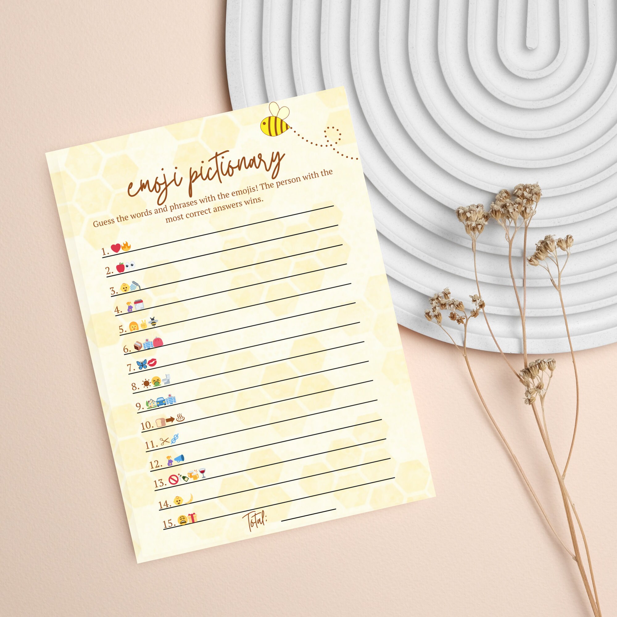 Mommy to Bee, Bee Baby Shower Games Honey Bee Baby Shower Editable Game ...