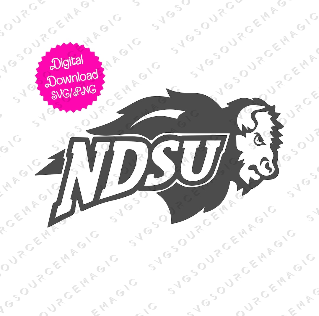 NDSU Bison SVG & PNG Digital Download Cricut Silhouette - Etsy Portugal