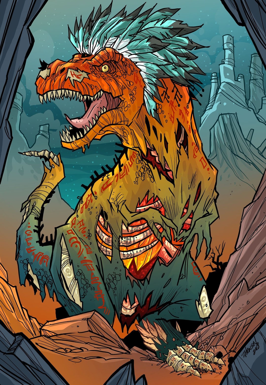 Z-REX Digital Art - Etsy