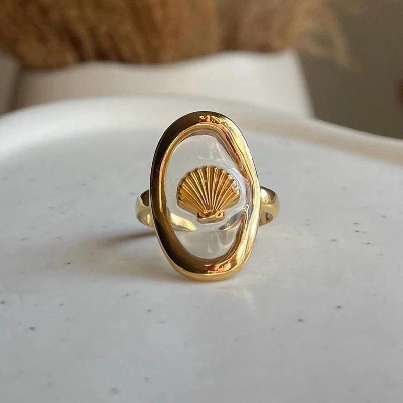 Seashell Ring - Etsy