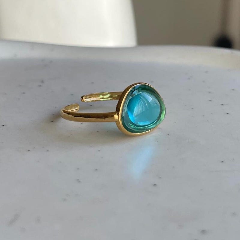 Blue Ring - Etsy