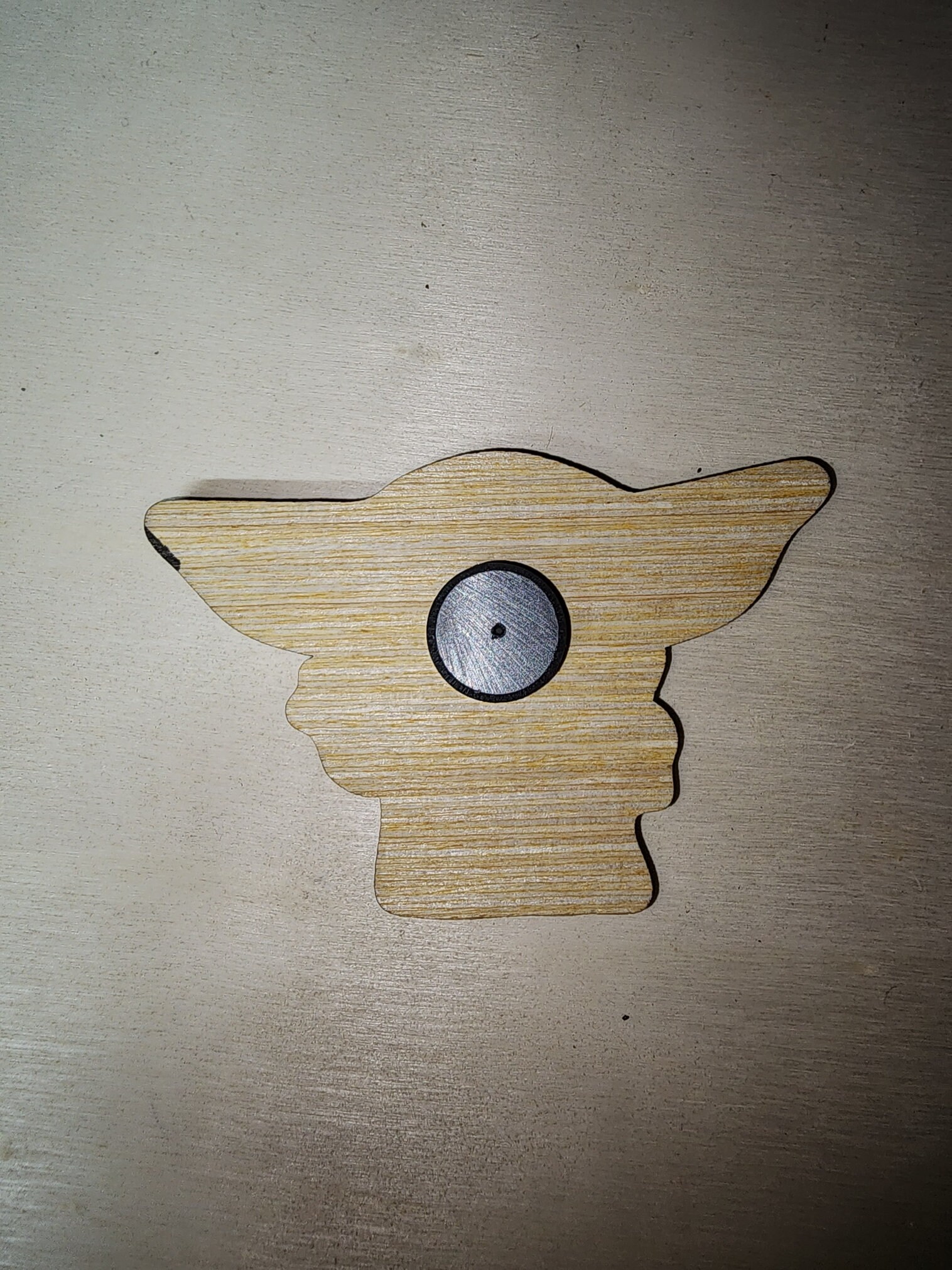 Grogu baby Yoda Laser Engraved Wooden Magnet - Etsy