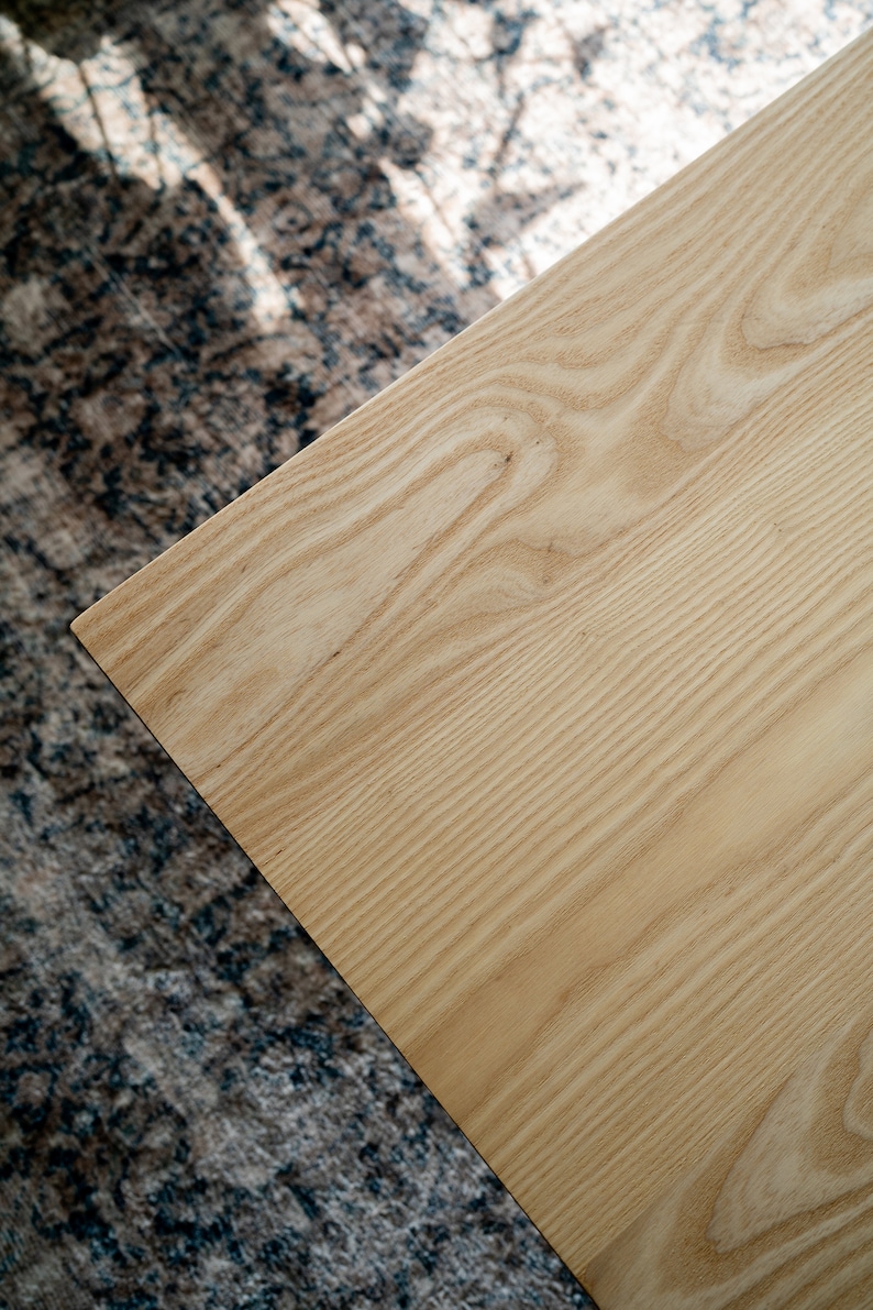 White Ash Wood Coffee Table - Etsy