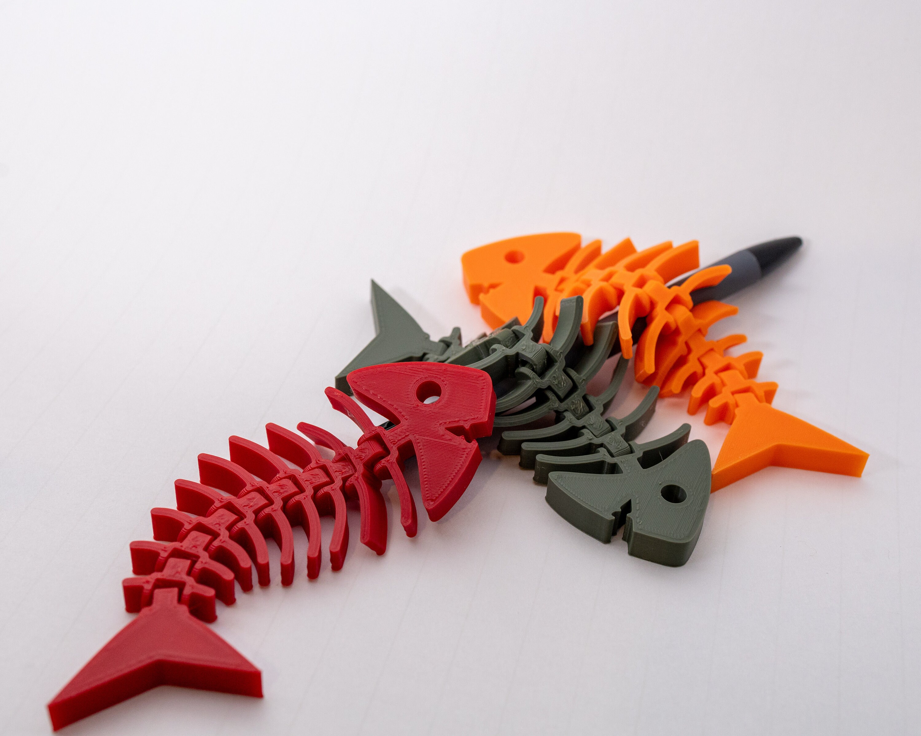 Articulated Boney Fish - Etsy