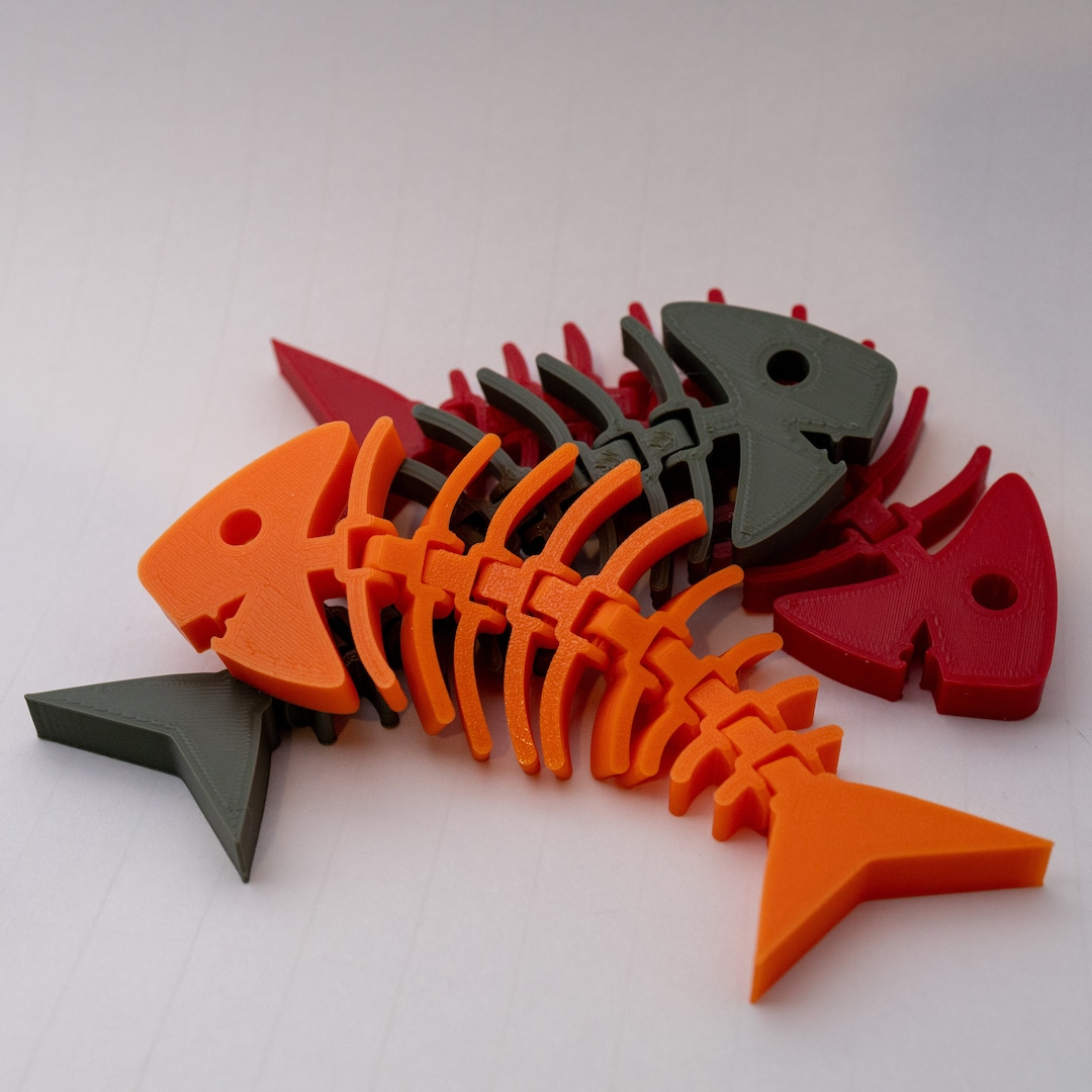 Articulated Boney Fish - Etsy