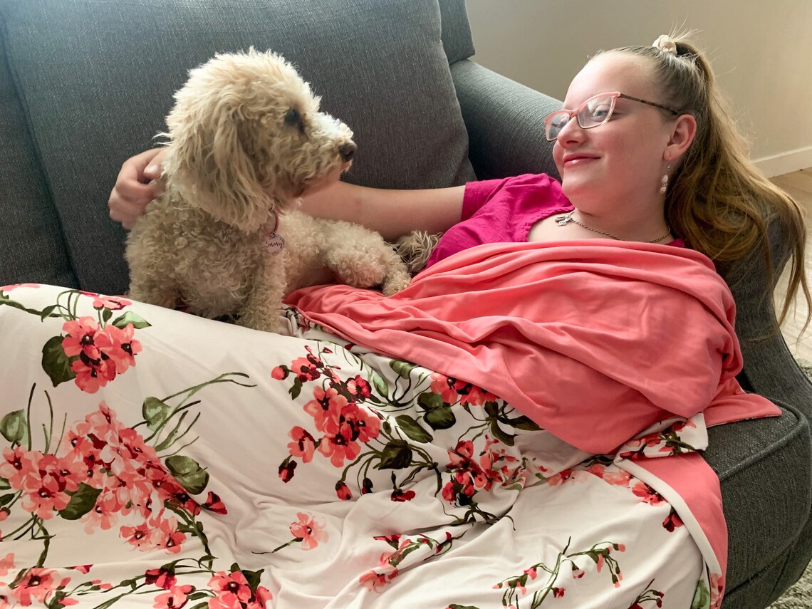 Maddie Wrap Blanket - Pink - Etsy