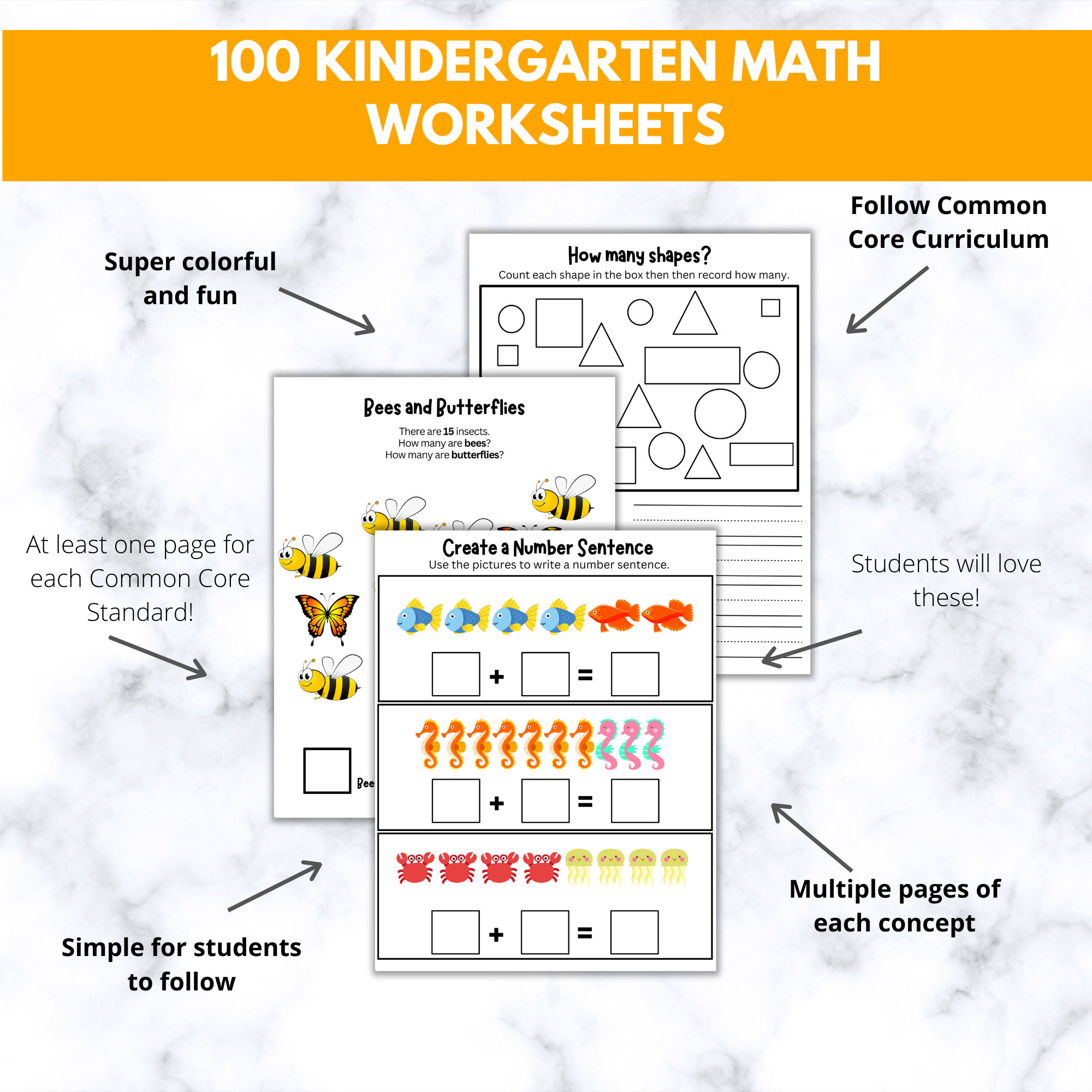 Common Core Math Worksheets Kindergarten Counting Forward Worksheets