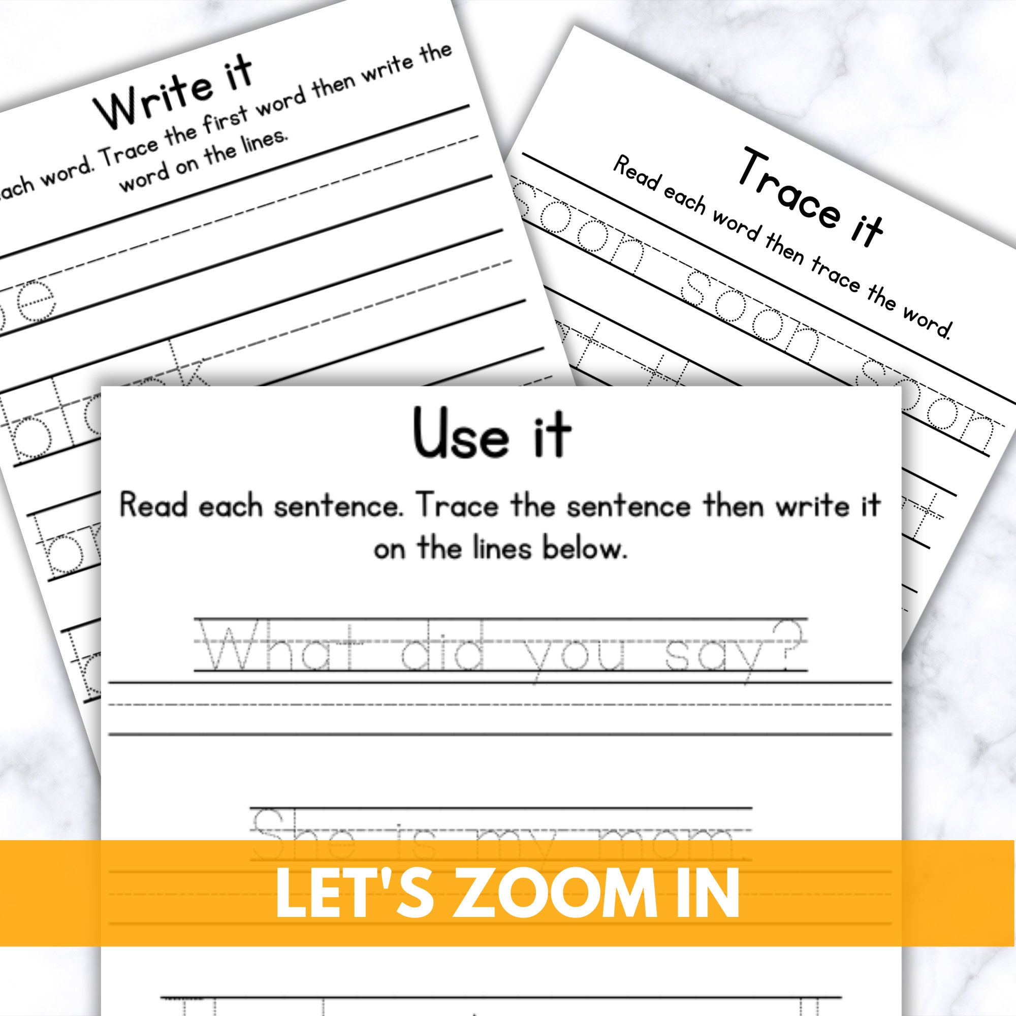52 Primer Dolch Sight Words Worksheets Printables Tracing - Etsy