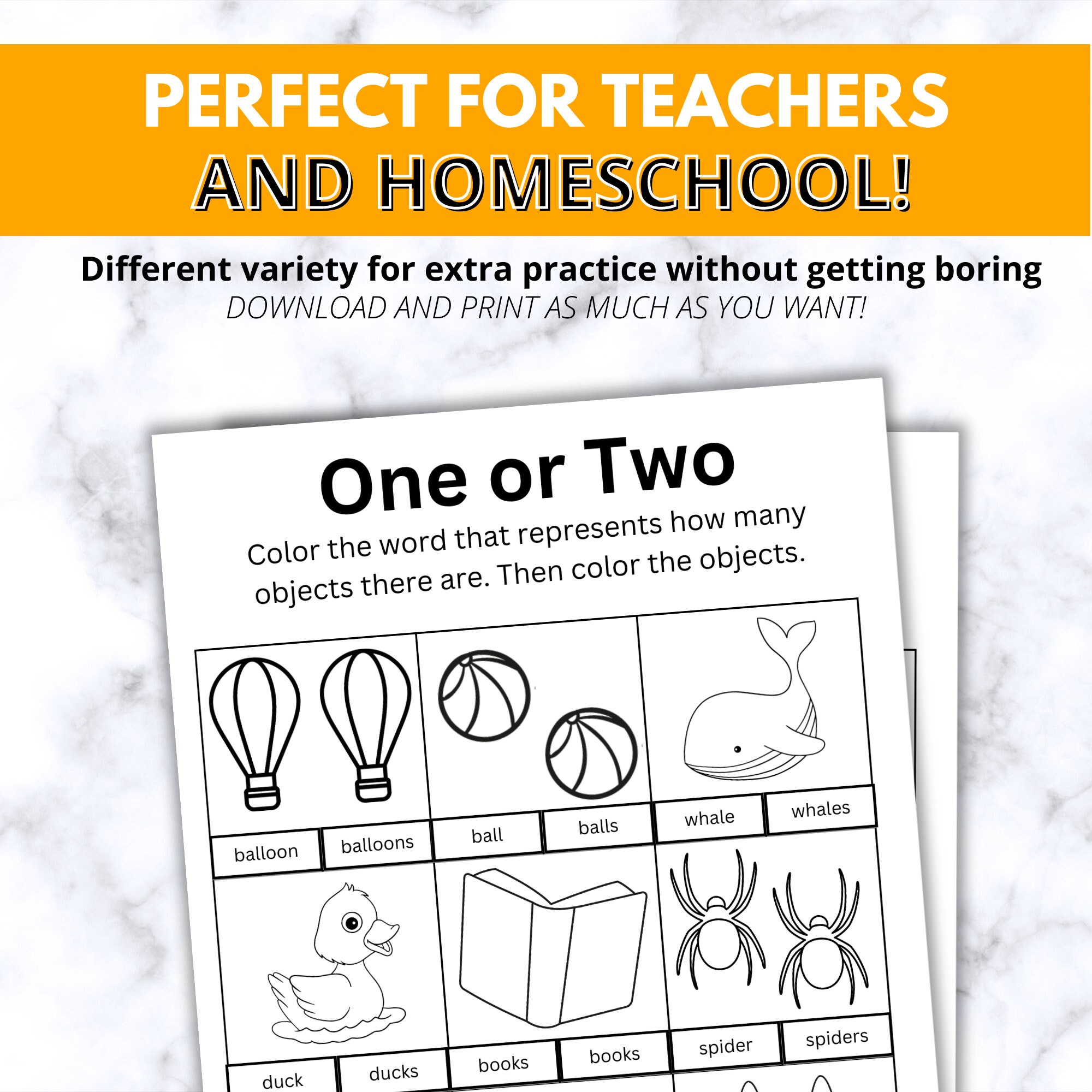 60 Nouns, Verbs, Adjectives Worksheets, Parts of Speech Classroom ...