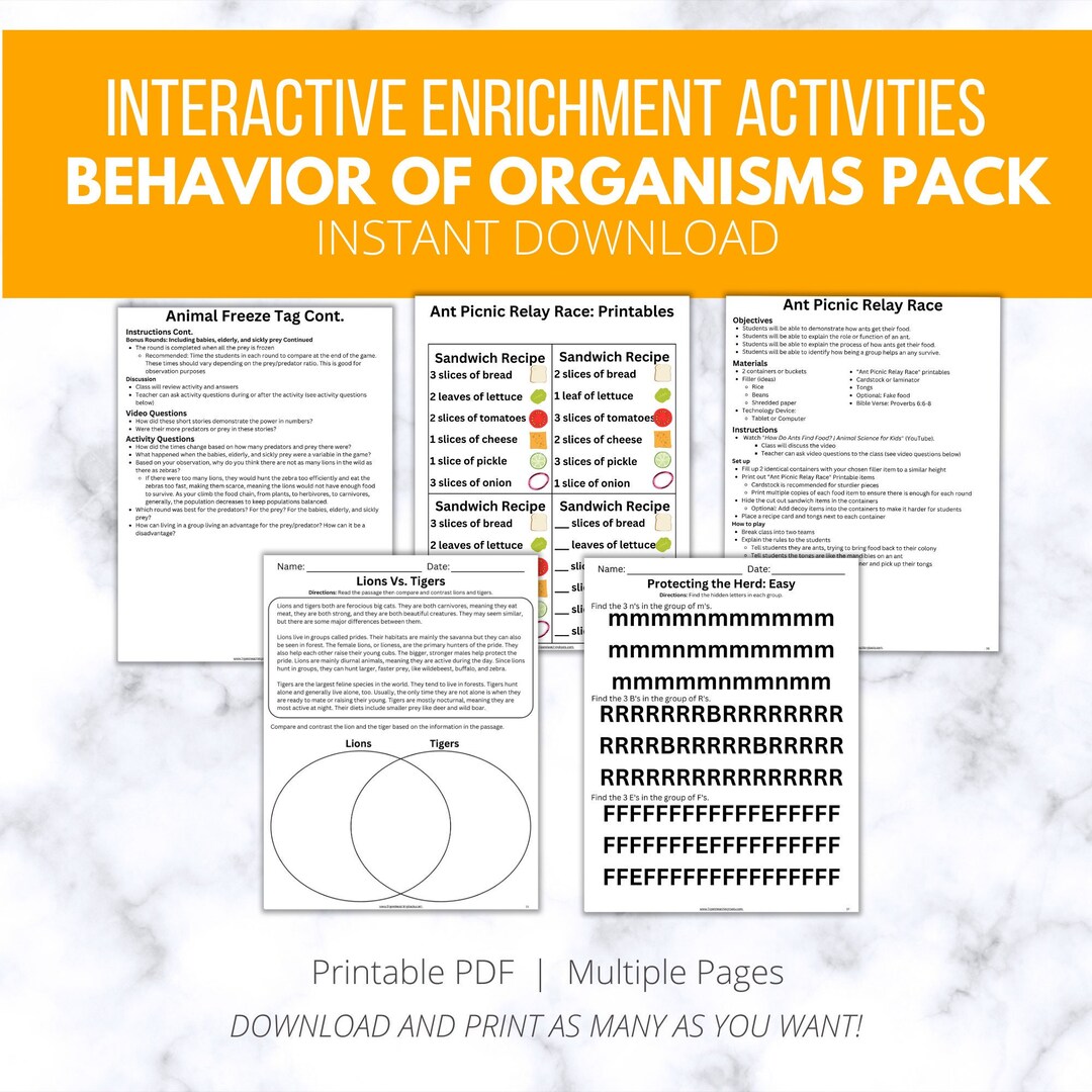 3rd Grade NGSS Life Science: Group Behavior & Cooperation Activities ...