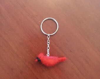 Cardinal Bird Keychain Cardinal Beaded Bird Red Bird - Etsy UK