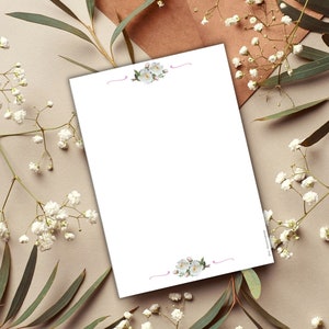 12 Set of Printable Stationary & 6 Envelopes in the Same Design ...