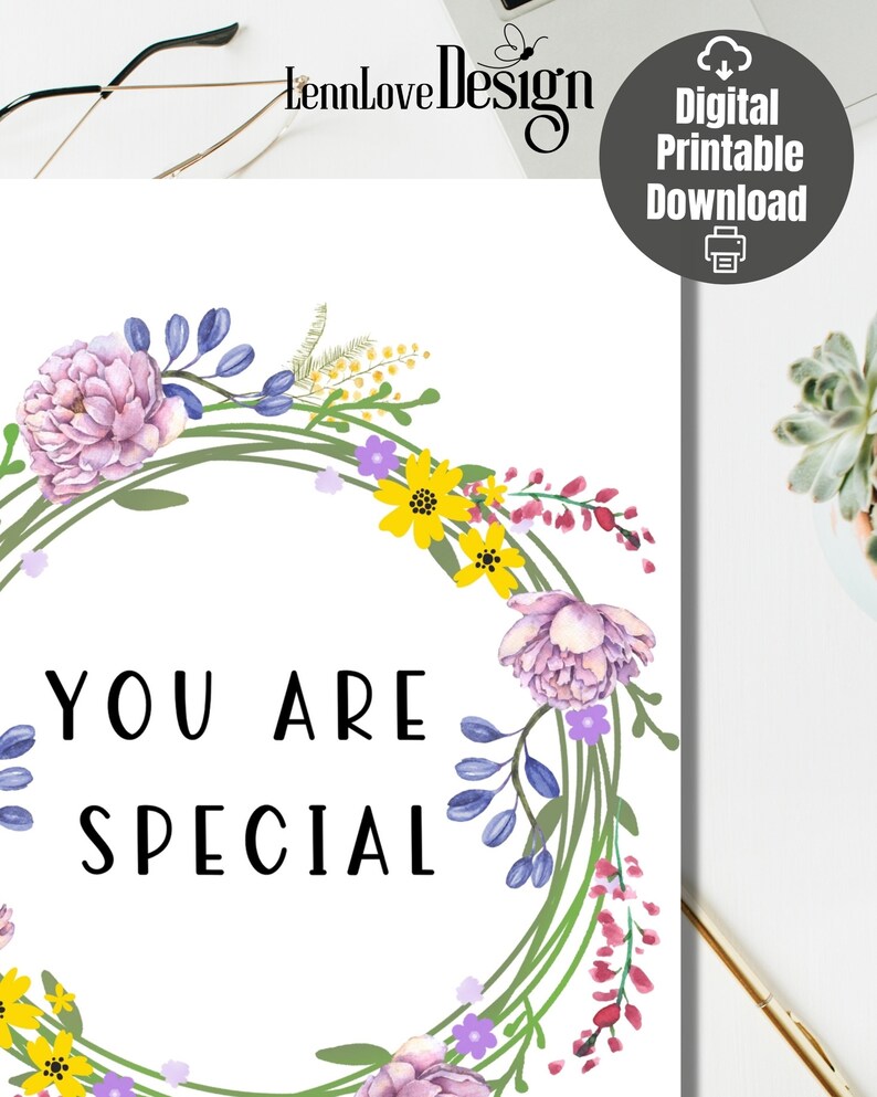 You Are Special Greeting Card, Personal Message Card, Expressing ...