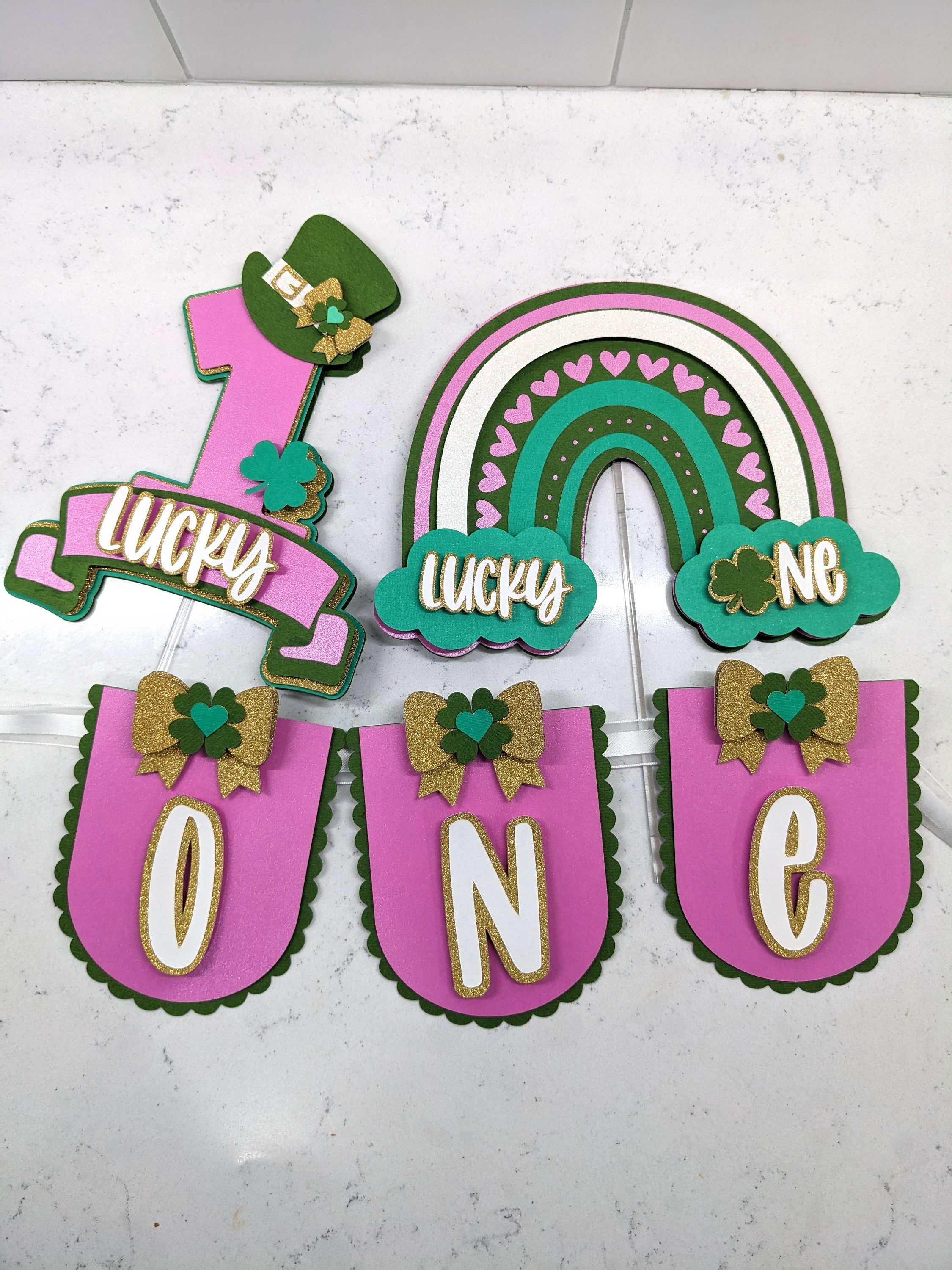 Lucky One Cake Topper, Lucky One First Birthday, Lucky One Birthday ...