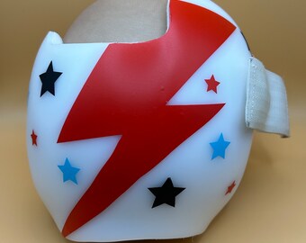 Lightning Bolt Smiley Face Cranial Helmet Decals - Etsy