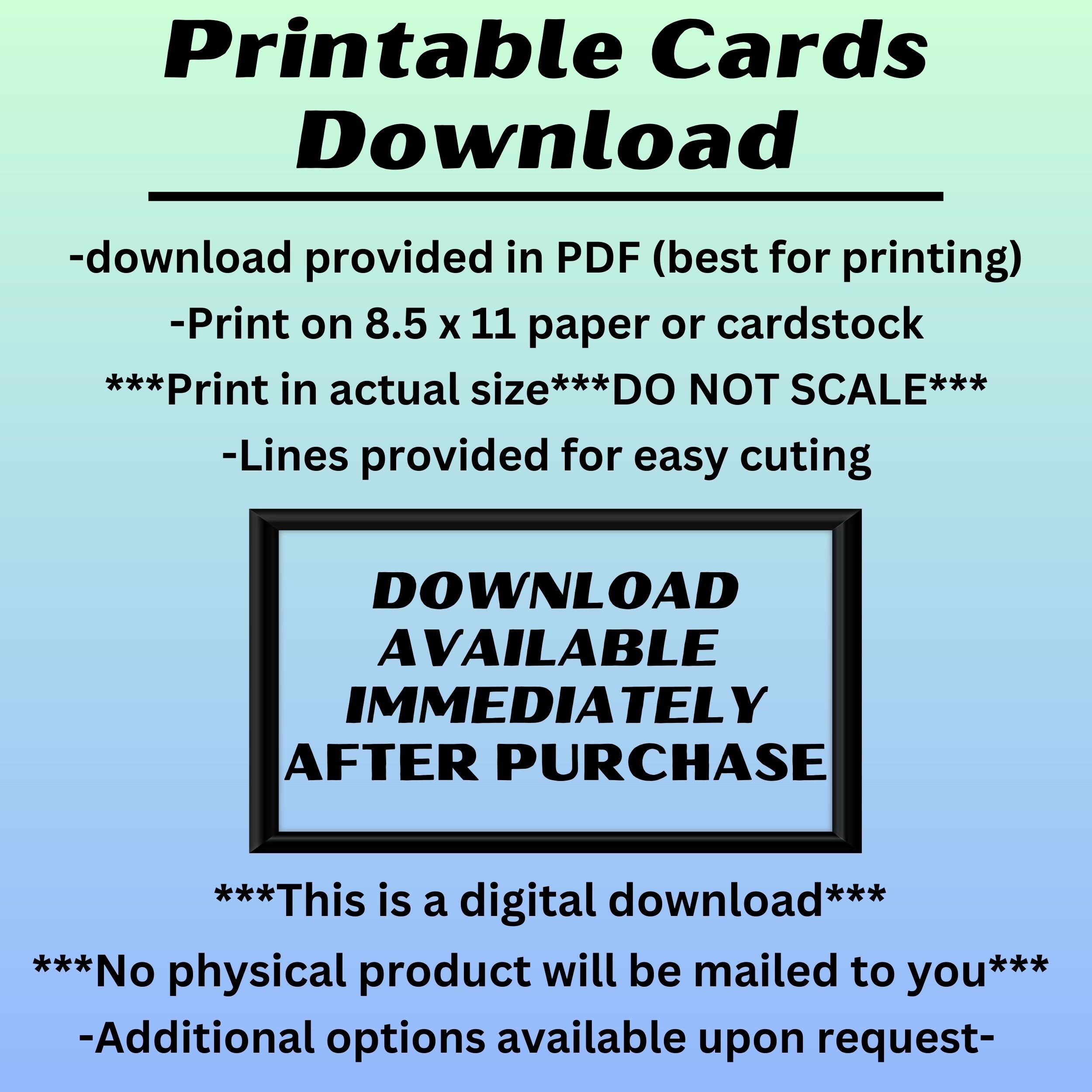 Positive Printable Affirmation Cards - Etsy